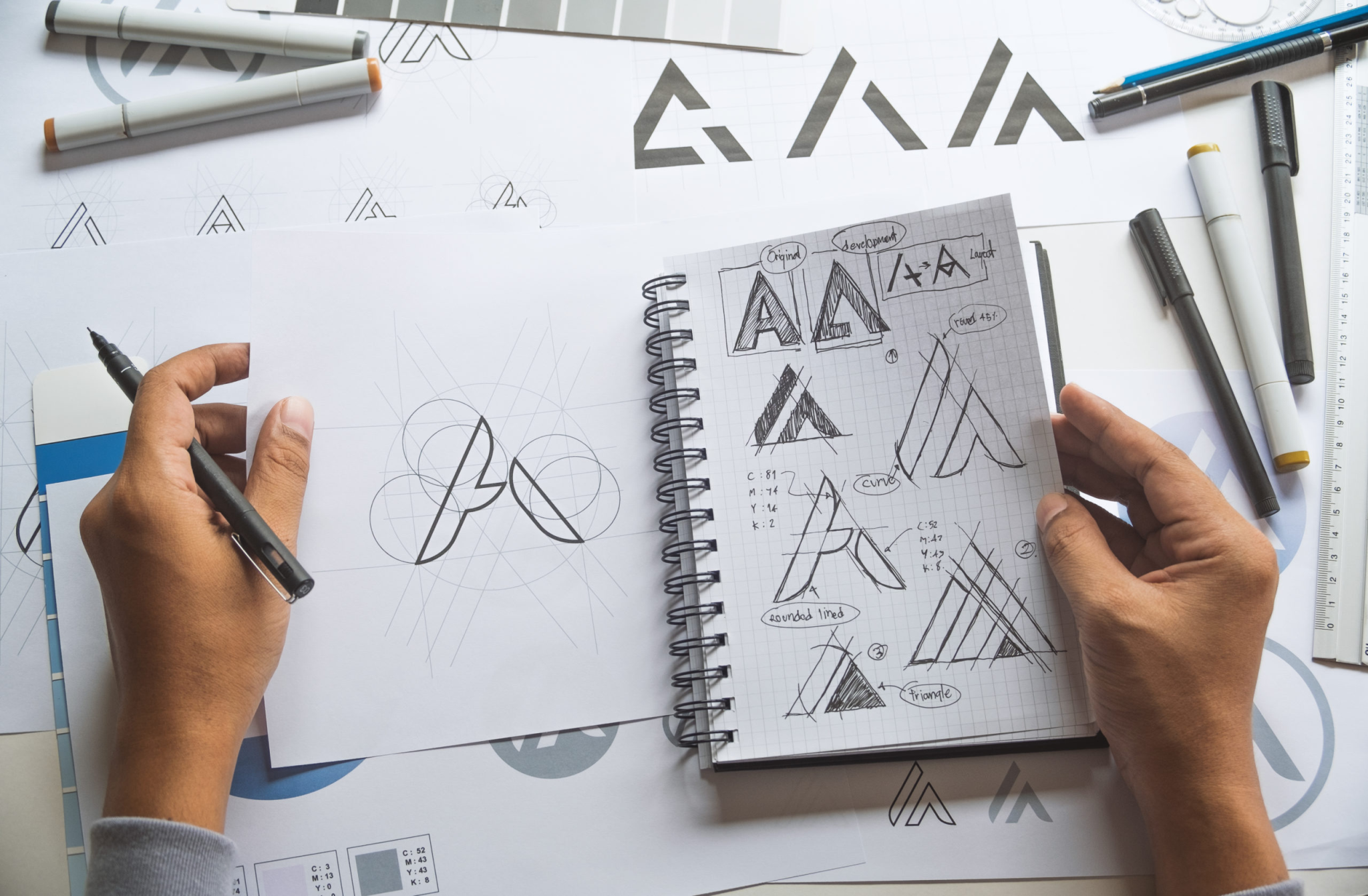 How to Start Sketching for Logo Design in Karachi