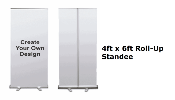 Roll-up Standee Sizes & Dimension Guide