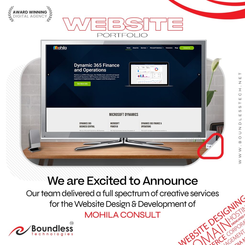 Boundless Technologies Launches New Website for Mohila Consult